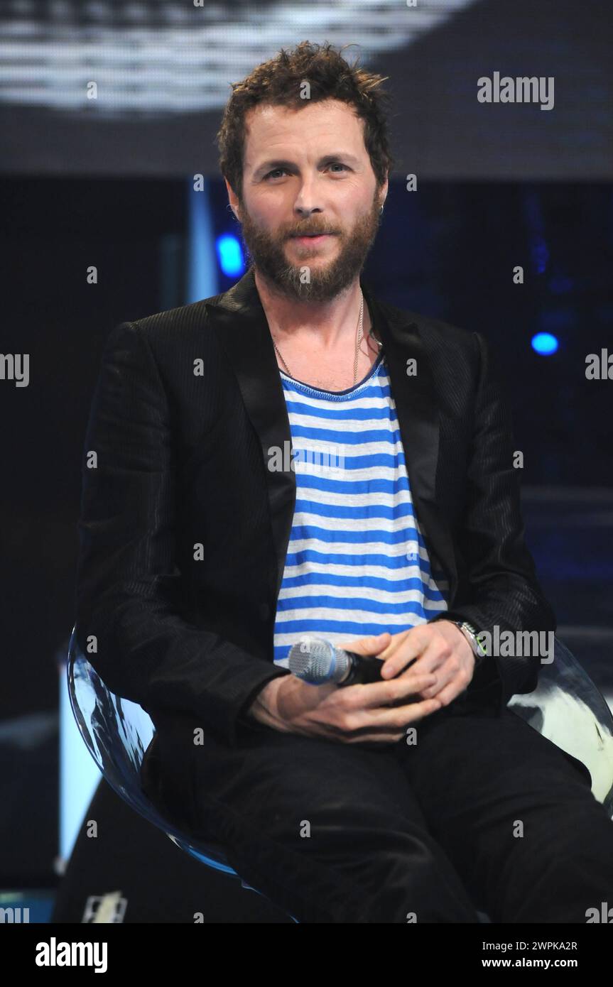 Milan Italy 01/06/2008: Jovanotti,Italian singer, during the television ...