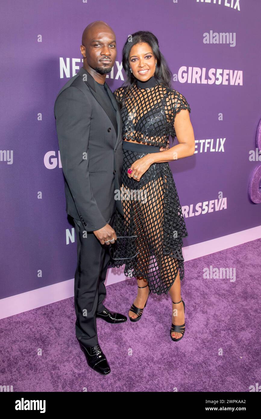 New York, United States. 07th Mar, 2024. (L-R) Loic Mabanza and Renée ...