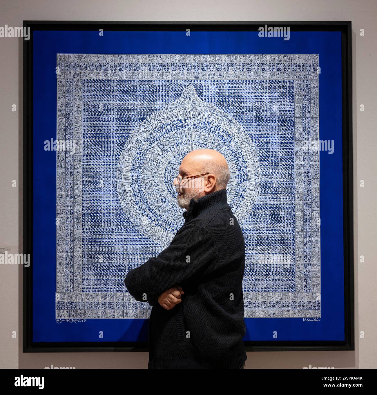 October Gallery, London, UK. 8th March, 2024. Celestial Blue is a solo ...