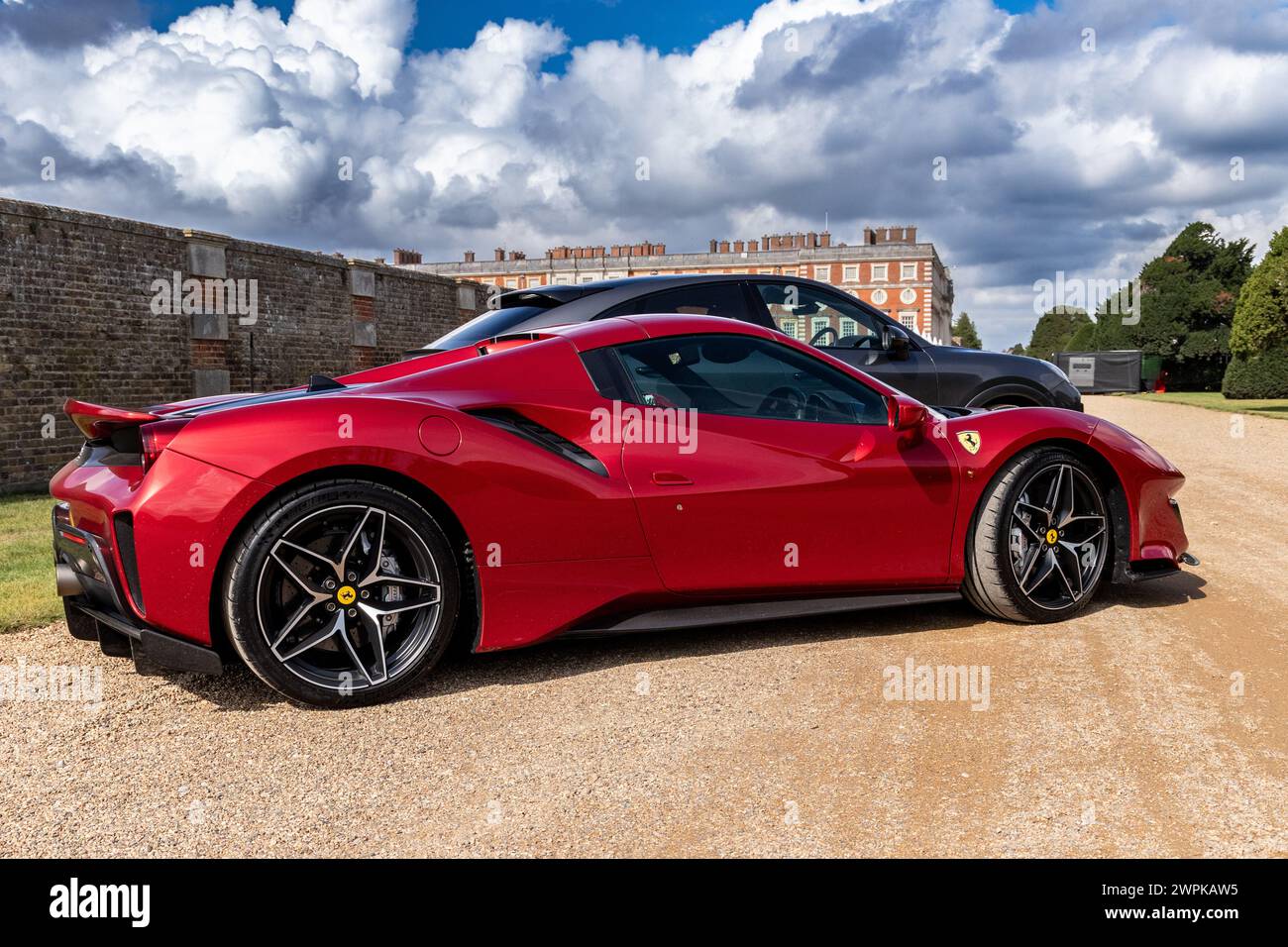 Ferrari 488 supercar at the Concours of Elegance 2023, Hampton Court ...
