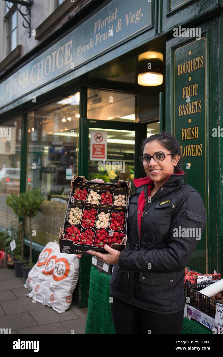 05/11/14 Greengrocer, Pinder Dayal, from Fresh Choice in Ashbourne. Is ...