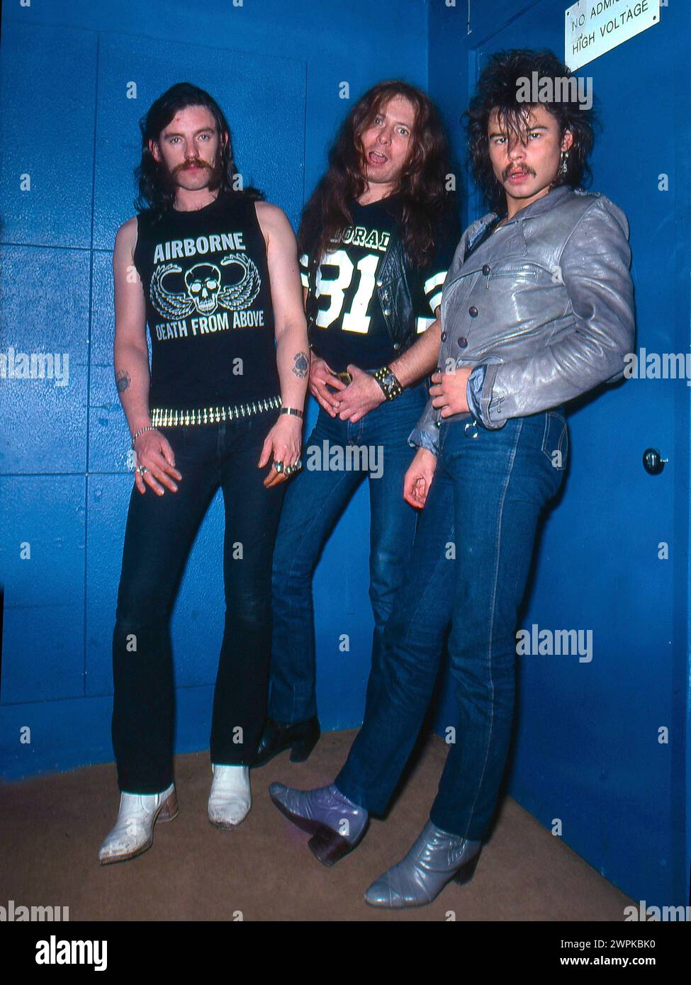 British heavy metal group Motörhead,left Lemmy Kilminster,'Fast' Eddie ...