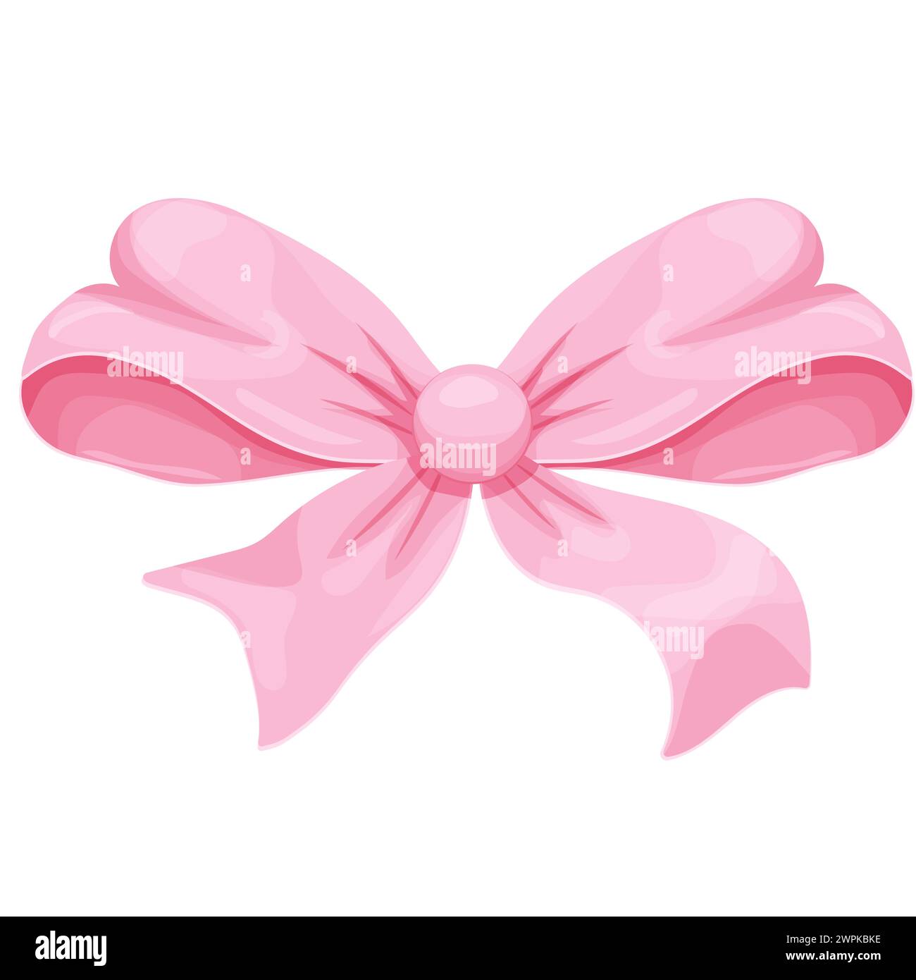 Pink bow coquette y2k aesthetic ribbon, elegant accessory, pastel tie ...