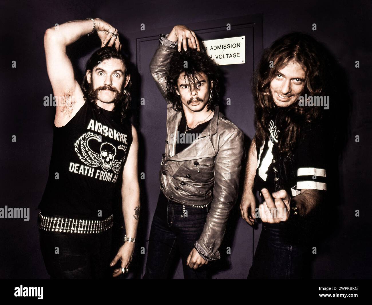 British heavy metal group Motörhead,left Lemmy Kilmister,Phil 'Philthy Animal' Taylor,'Fast ...