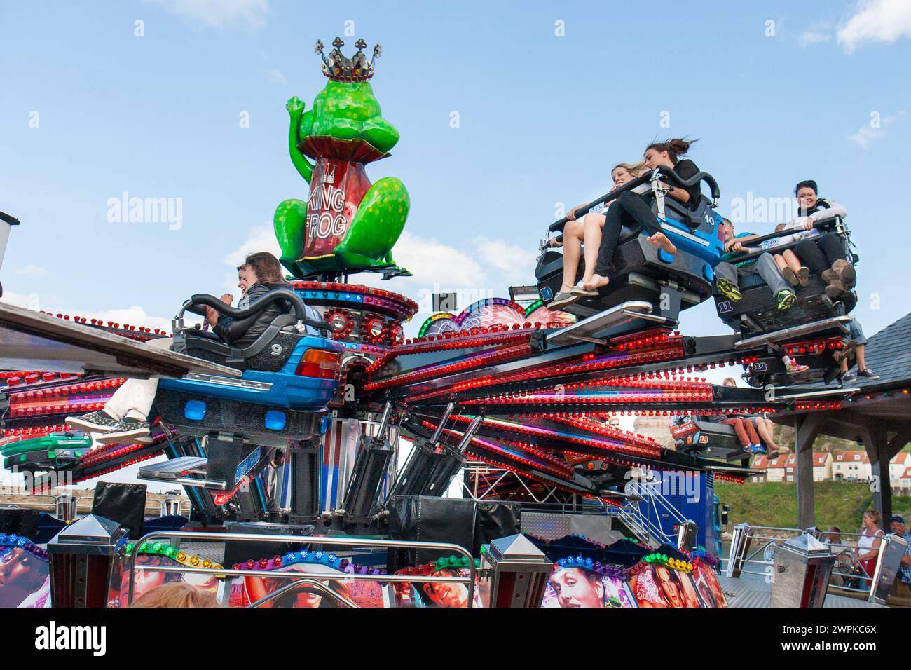 A fairground ride at Whitby Stock Photo - Alamy
