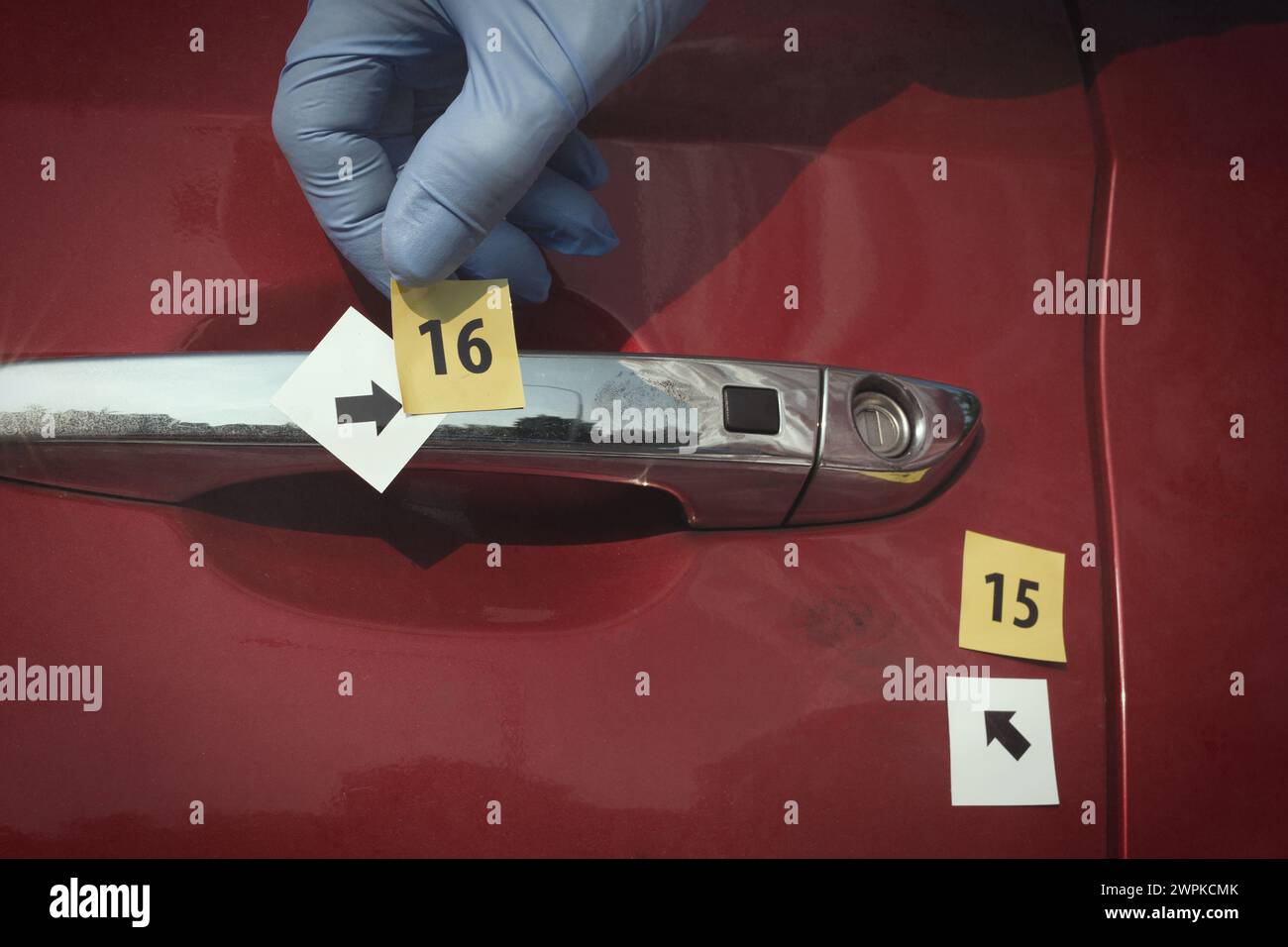 Crime scene evidence footprint hi-res stock photography and images - Alamy