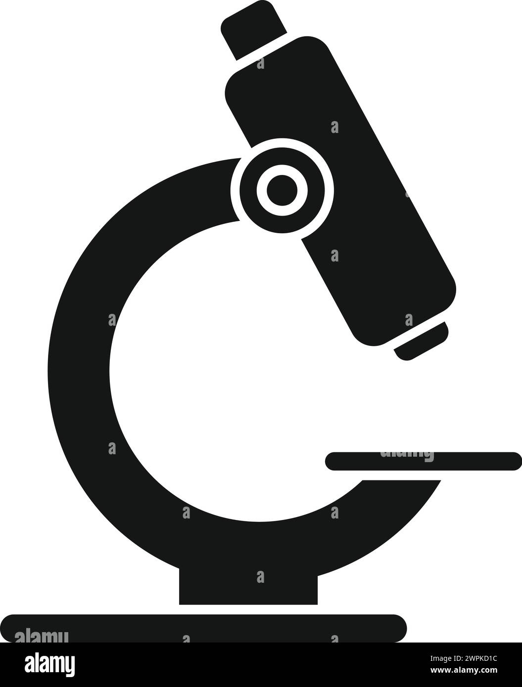 Medical microscope icon simple vector. Medical supplement. Resistance ...
