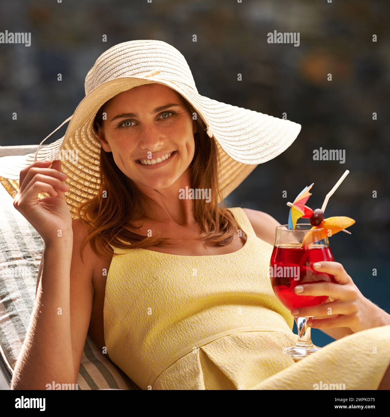 Female model in hotel lounge hi-res stock photography and images - Alamy