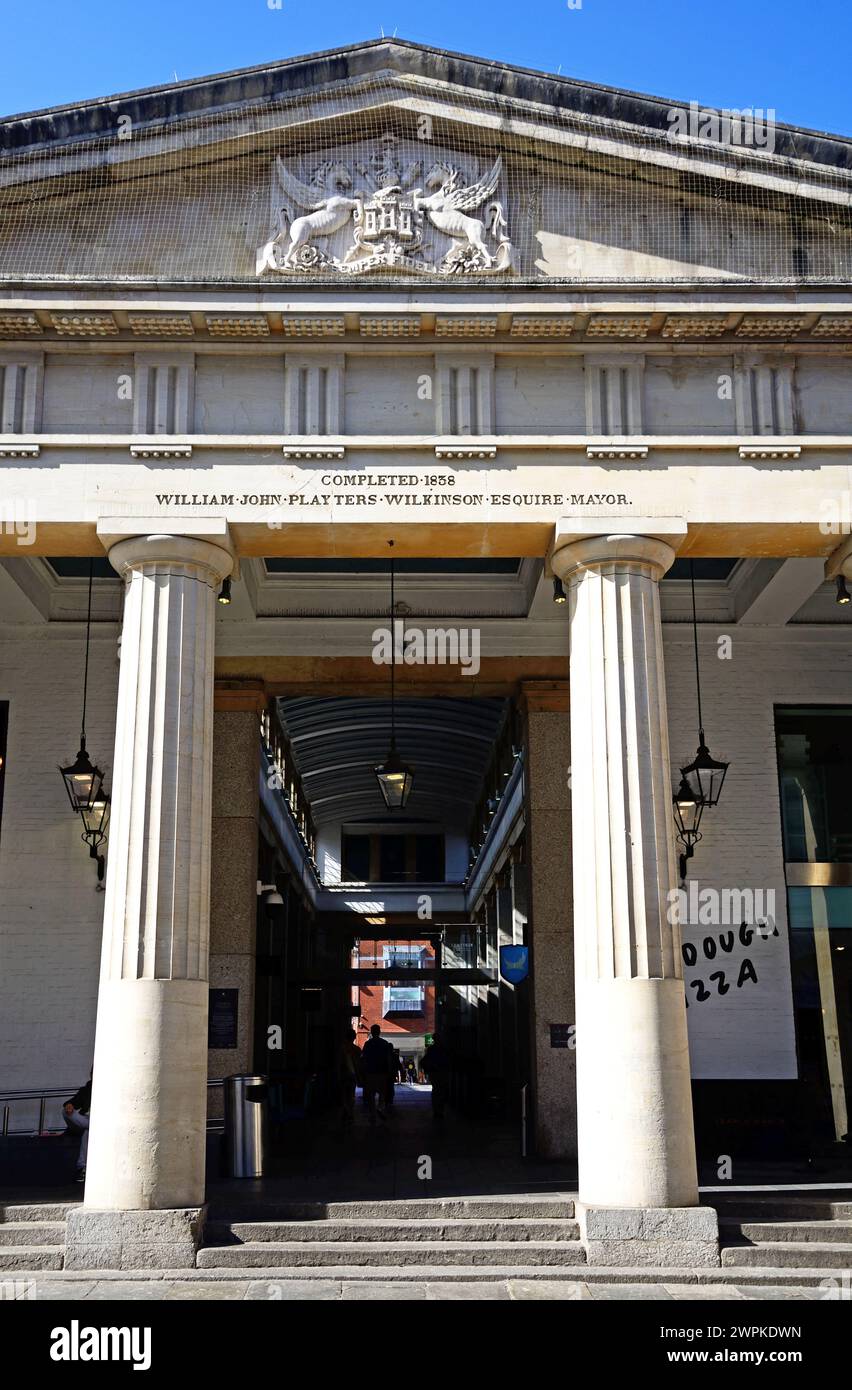 Entrance to The Guildhall shopping centre along Queen Street in the ...