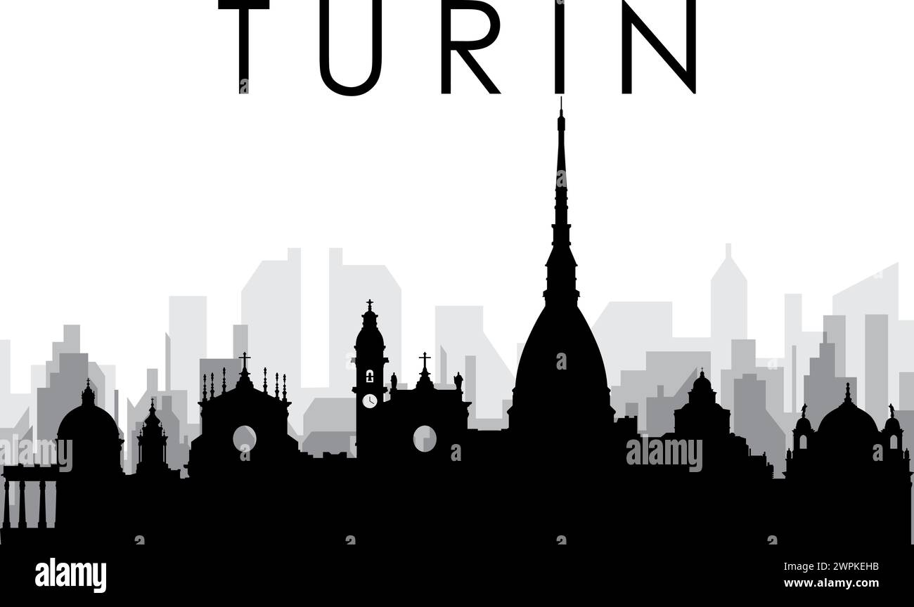 Torino skyline illustration hi-res stock photography and images - Alamy