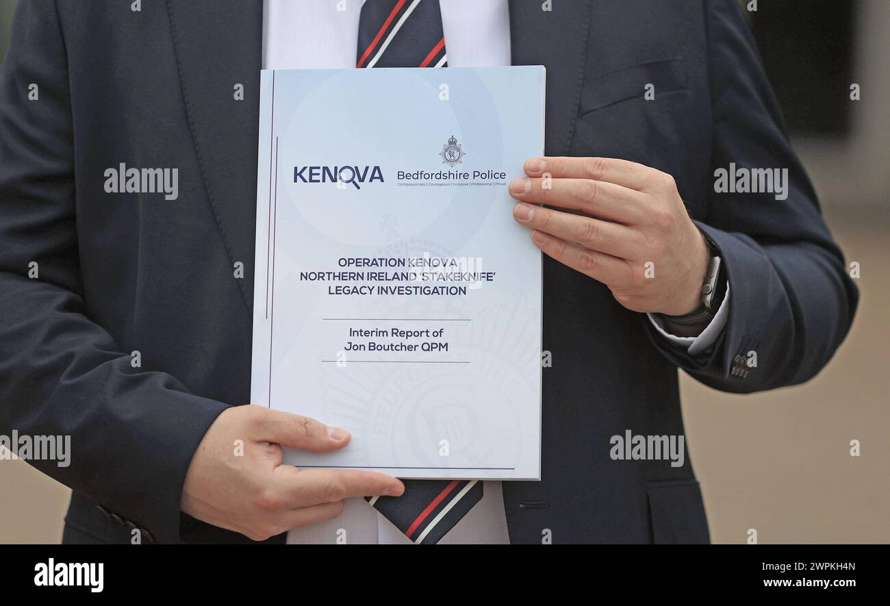 The front cover of the Operation Kenova Interim Report into Stakeknife ...