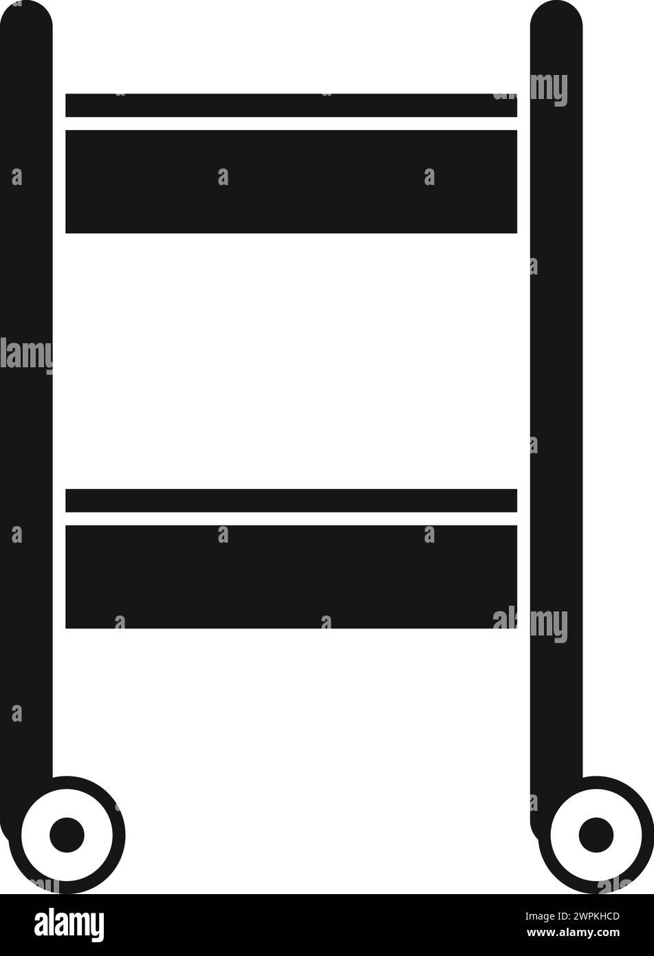 Clinical cart icon simple vector. Healthy insurance patient. Nursing ...