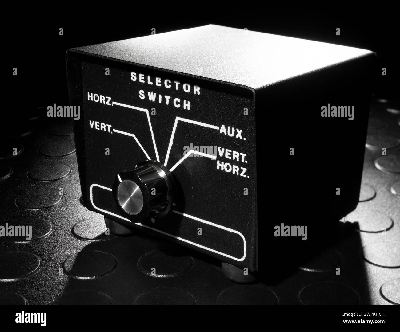 Selector switch for changing antennas on a shortwave or CB radio Stock ...