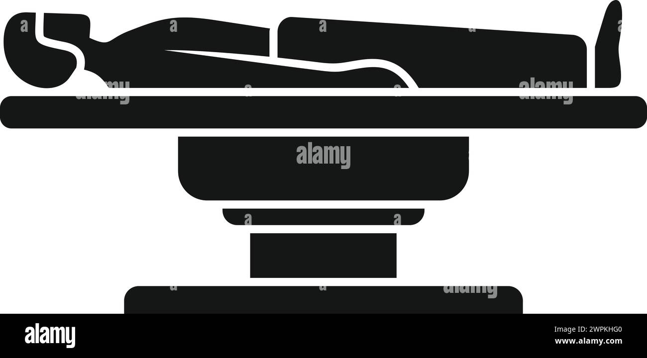 Patient nursing examination icon simple vector. Medical hospitalization ...