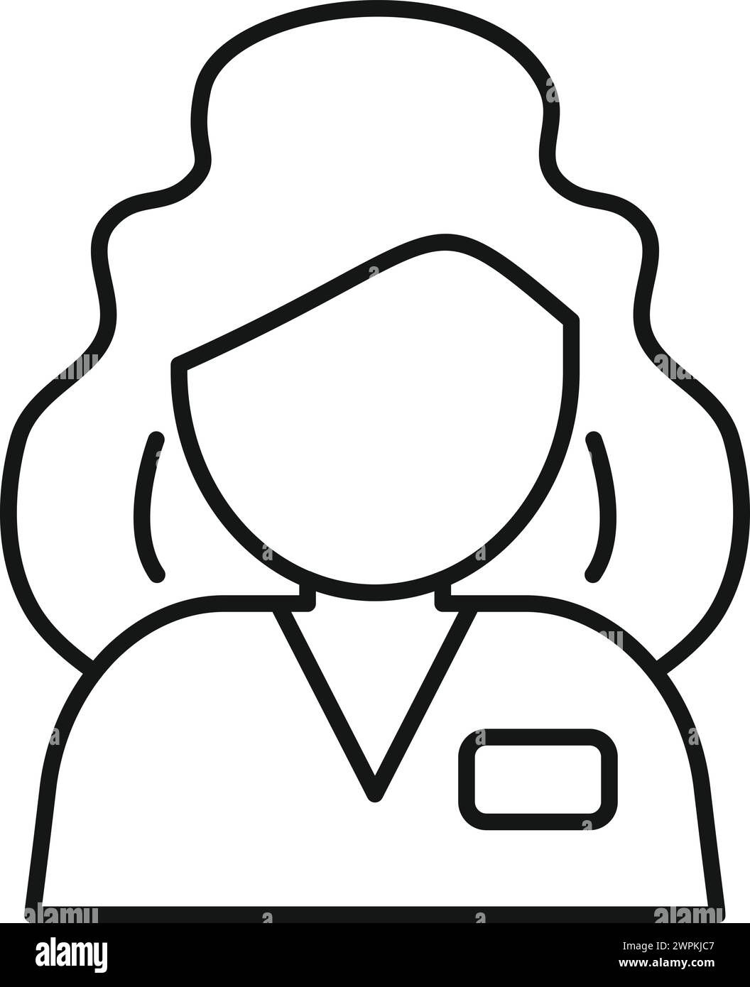Helping nurse icon outline vector. Treatment healthcare. Location ...