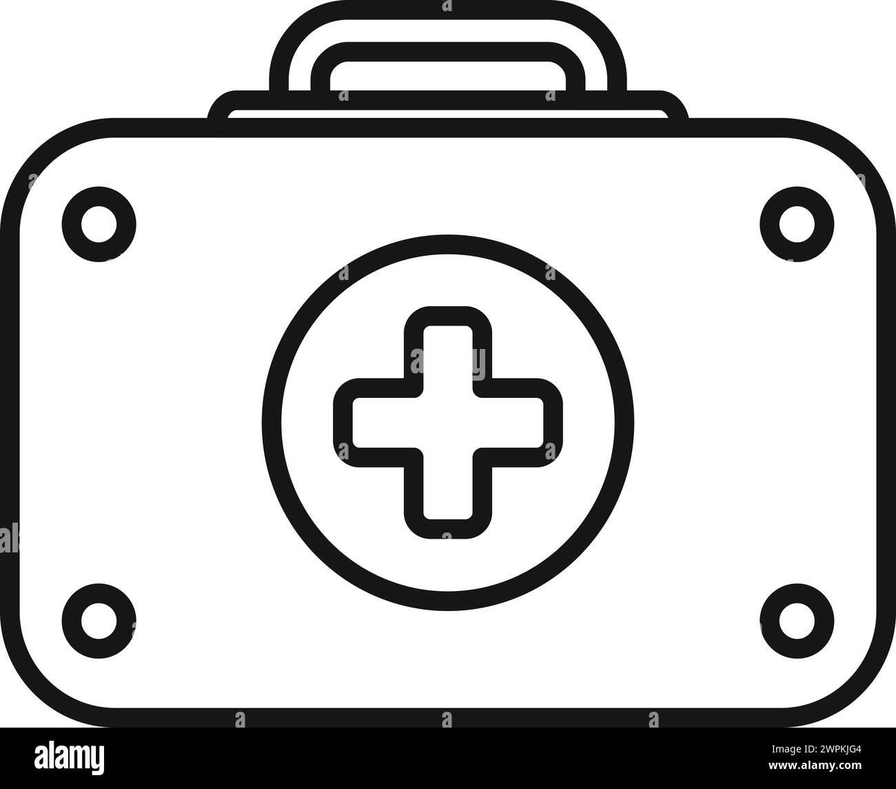 First aid kit icon outline vector. Medicinal provider. Healthcare ...