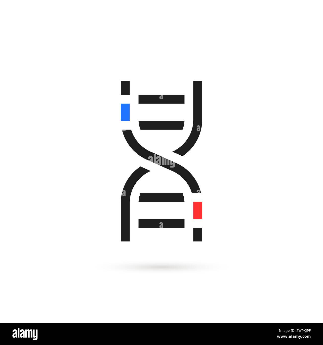 simple linear genome editing logo Stock Vector Image & Art - Alamy