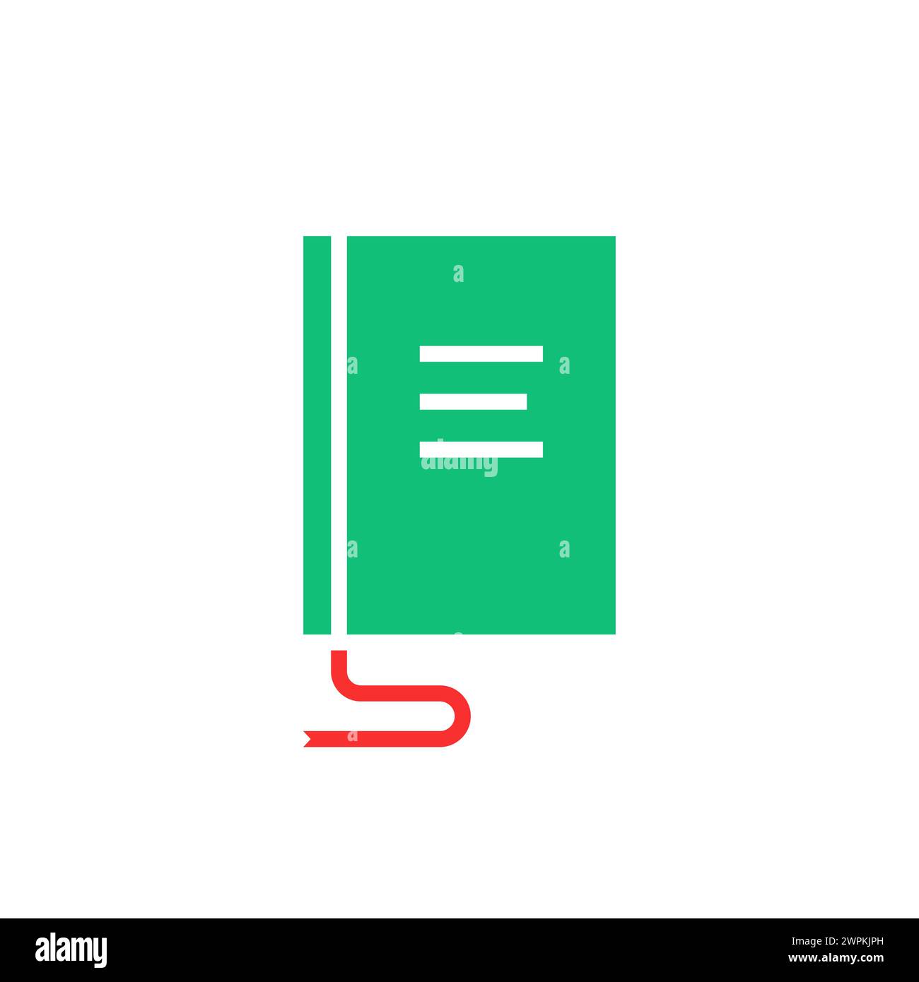 green book logo with red bookmark Stock Vector Image & Art - Alamy