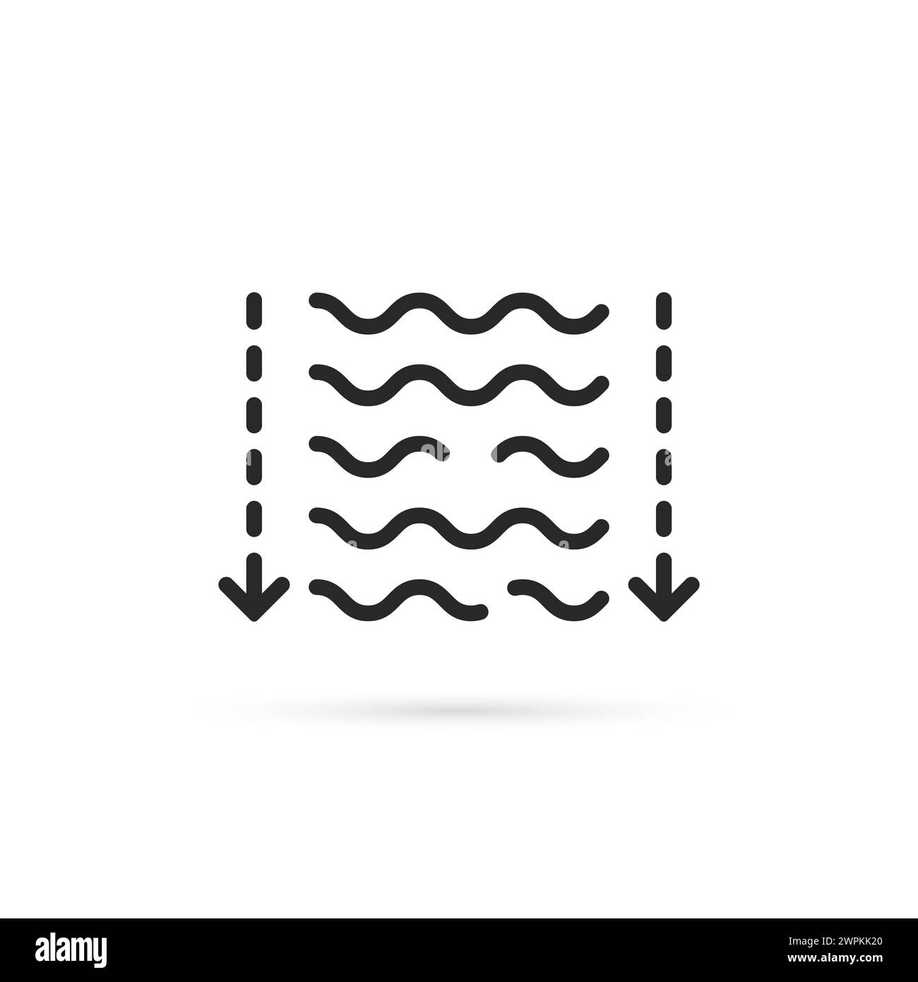 Depth measurement Cut Out Stock Images & Pictures - Alamy