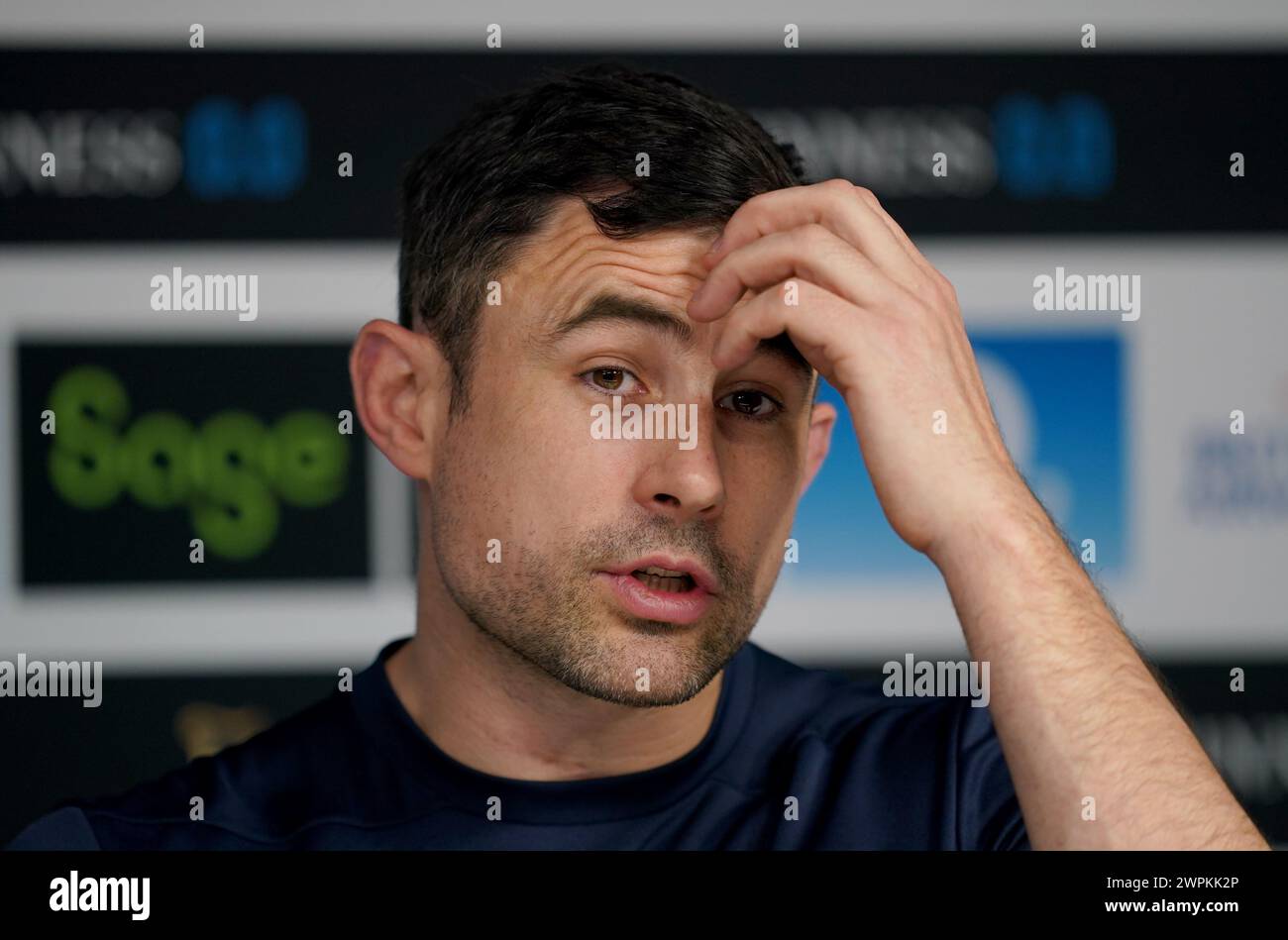 England defence coach Felix Jones during a press conference at ...