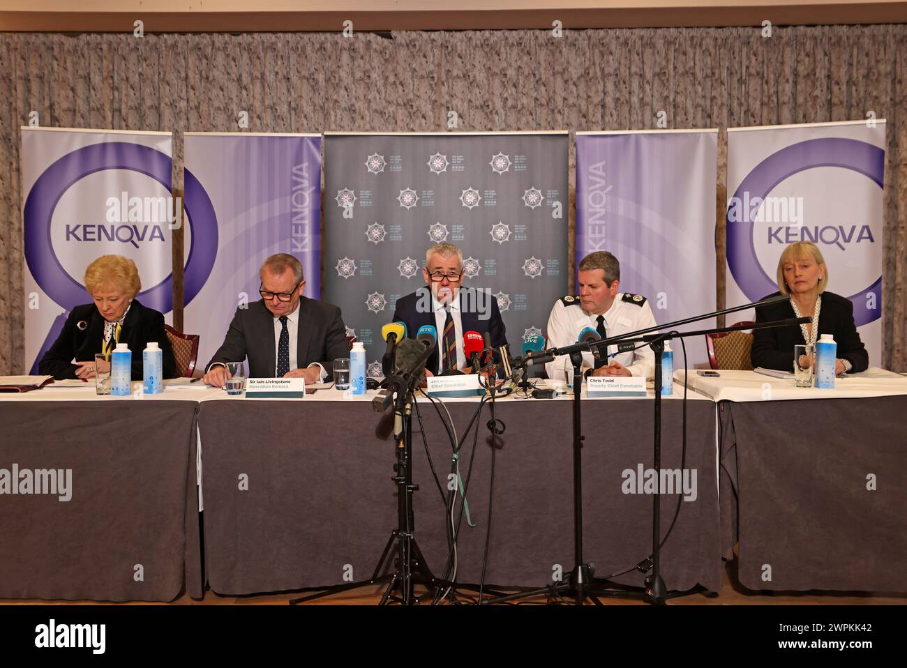 (left to right) Former police ombudsman for Northern Ireland, Baroness ...