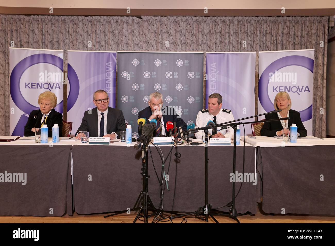 (left to right) Former police ombudsman for Northern Ireland, Baroness ...