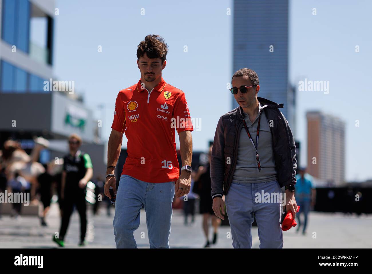 Jeddah, Arabie Saoudite. 08th Mar, 2024. LECLERC Charles (mco), Scuderia Ferrari SF-24, portrait ...