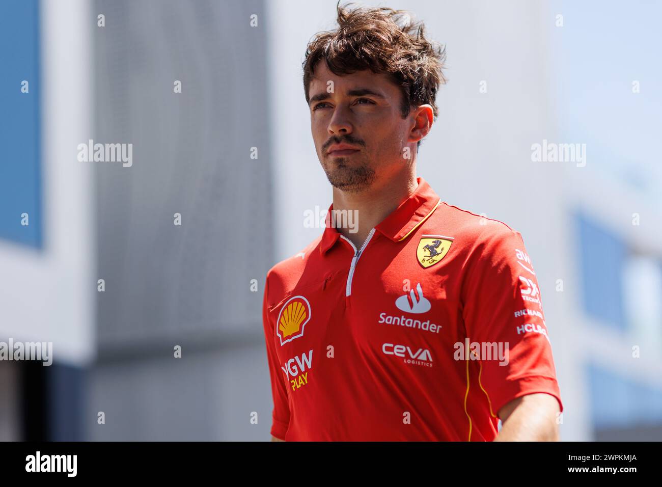 Jeddah, Arabie Saoudite. 08th Mar, 2024. LECLERC Charles (mco), Scuderia Ferrari SF-24, portrait ...