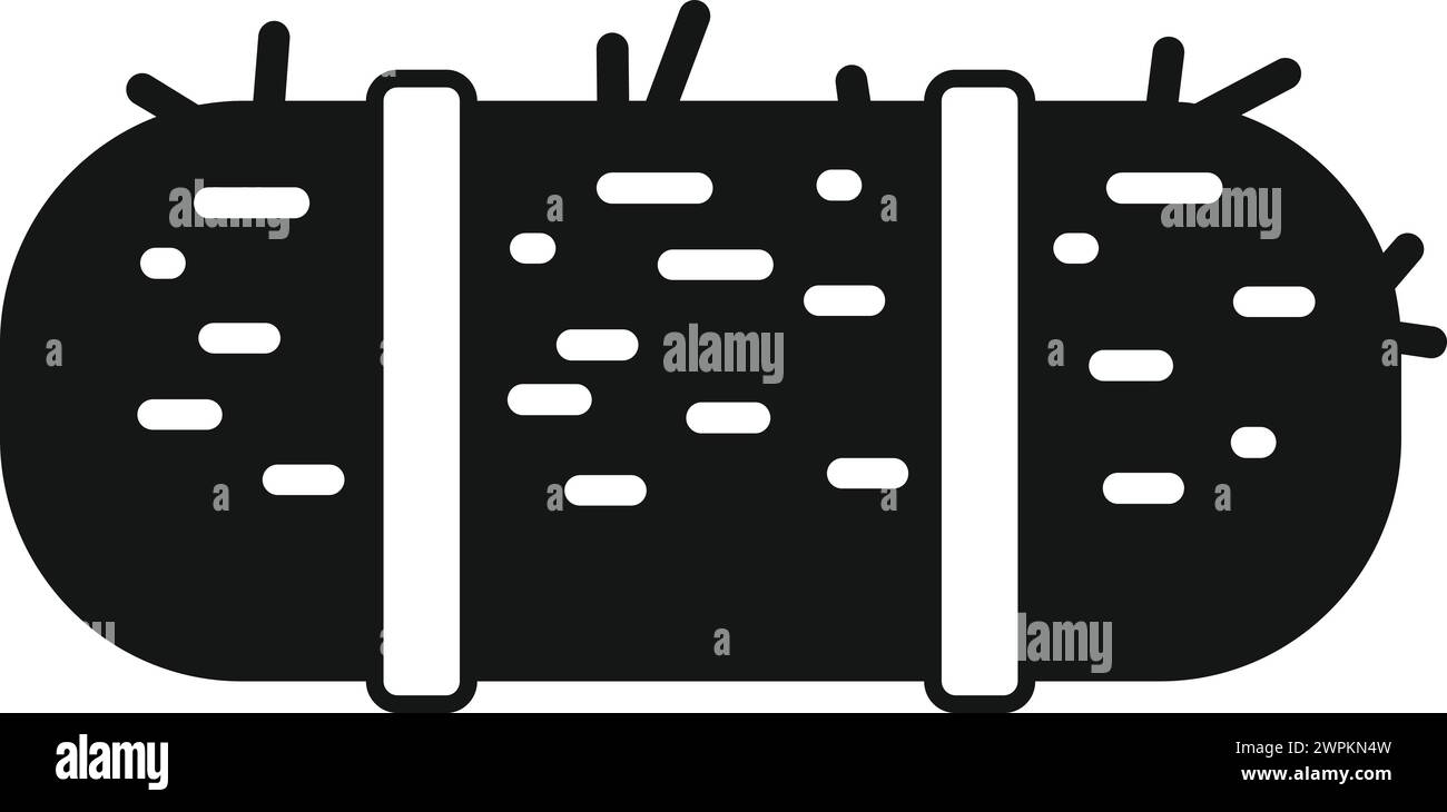 Haystack icon simple vector. Bale hay agriculture. Food country wheat ...