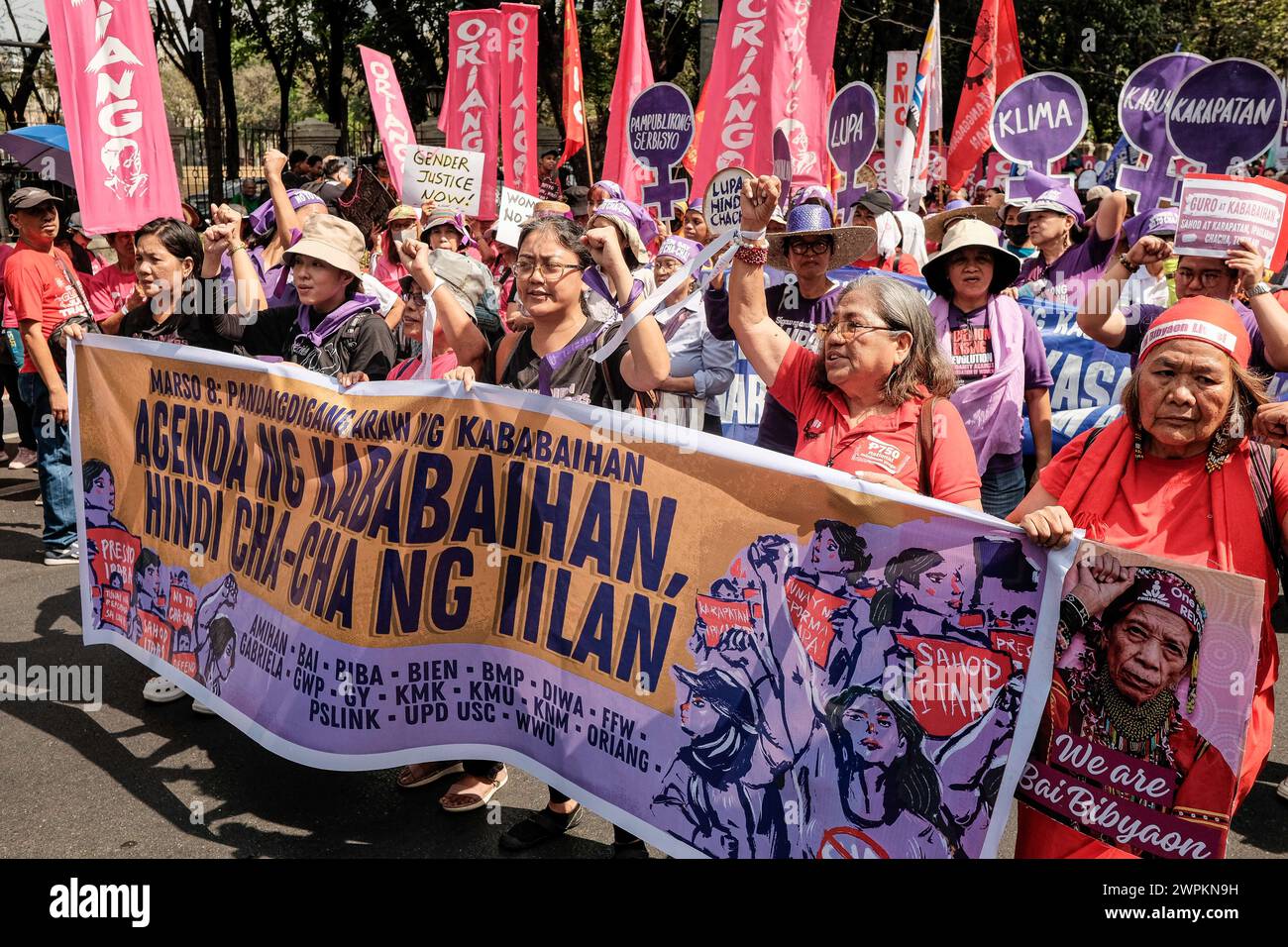 March 8, 2024, Manila, Metro Manila, Philippines: Various women's ...