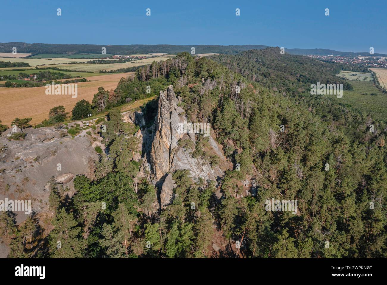 The Hamburg Coat of Arms rock group on the Devil s Wall, Timmenrode ...