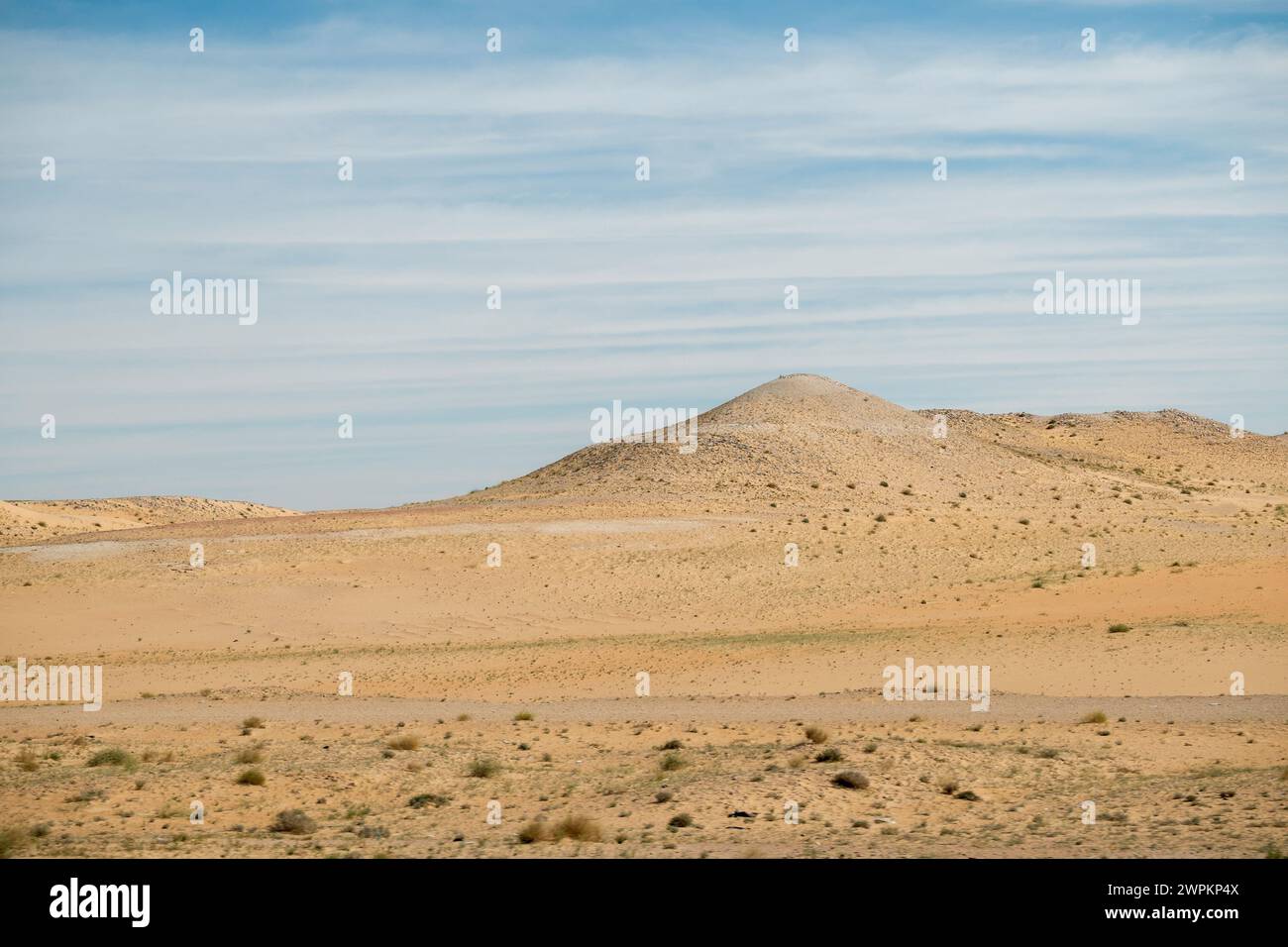 Signboard at the Saudi Arabian Desert to give distances of main city's ...