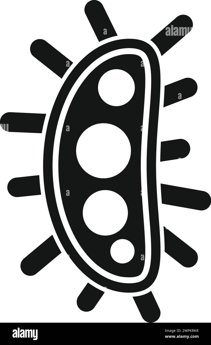 Lab bio bacteria icon simple vector. Health scientist lab. School ...