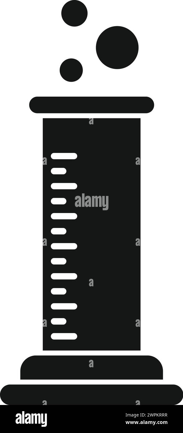 Boiling test tube icon simple vector. Blood quality. Health molecule ...