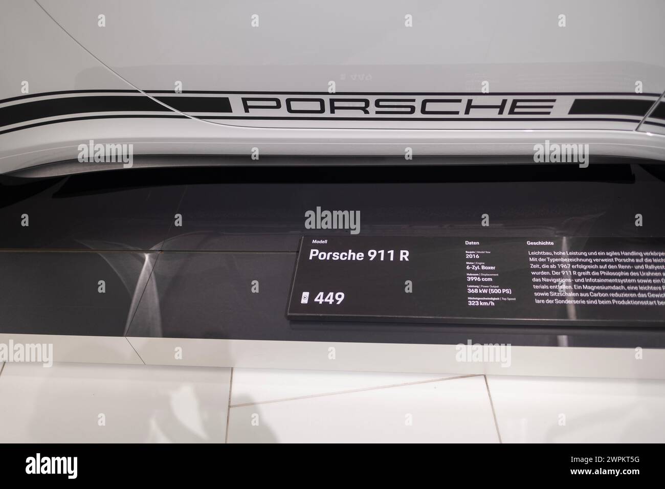 Porsche 911 R 1967 in historic Porsche-Museum, Ferdinand Porsche ...