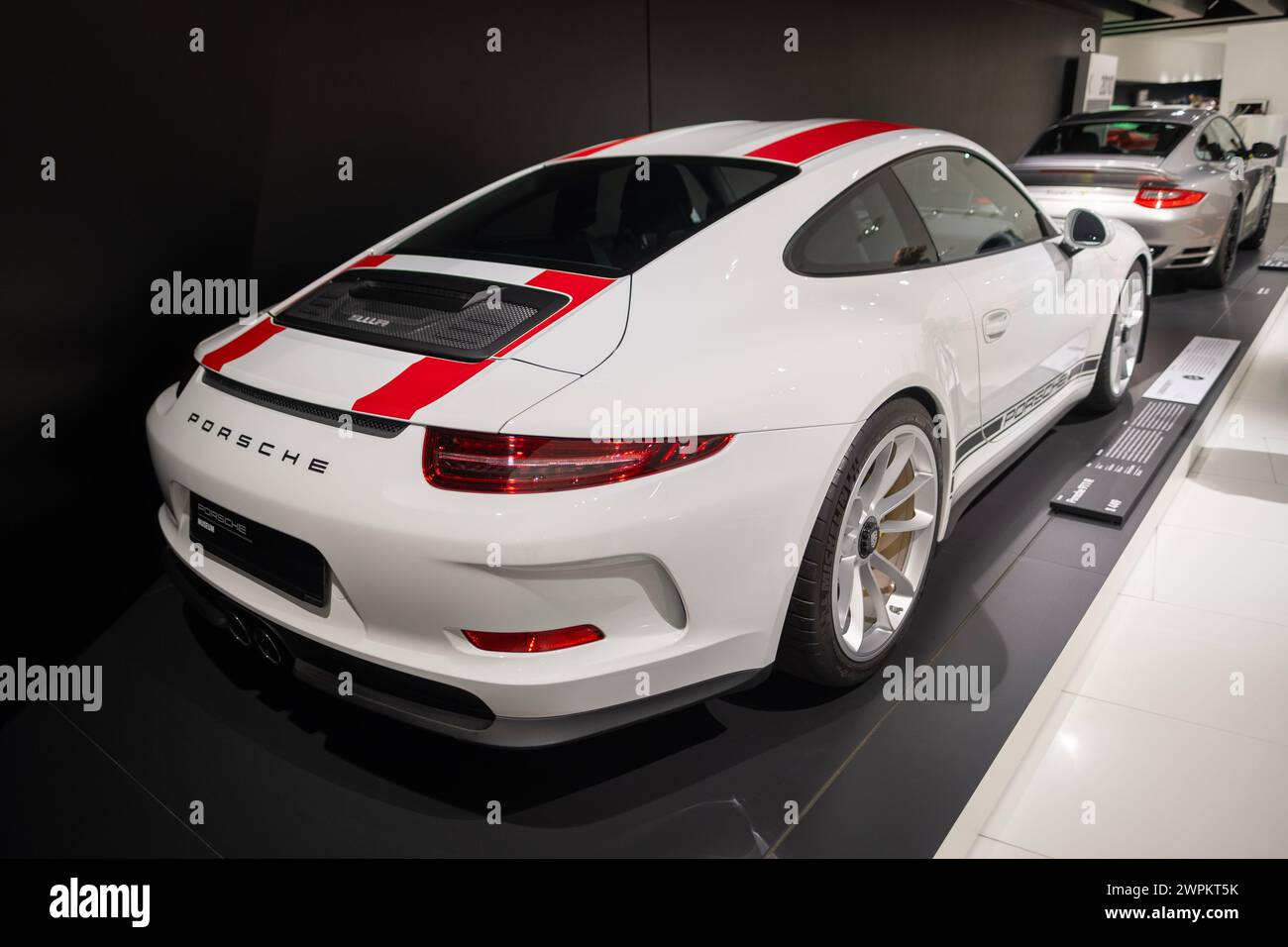 Porsche 911 R 1967 in historic Porsche-Museum, Ferdinand Porsche ...