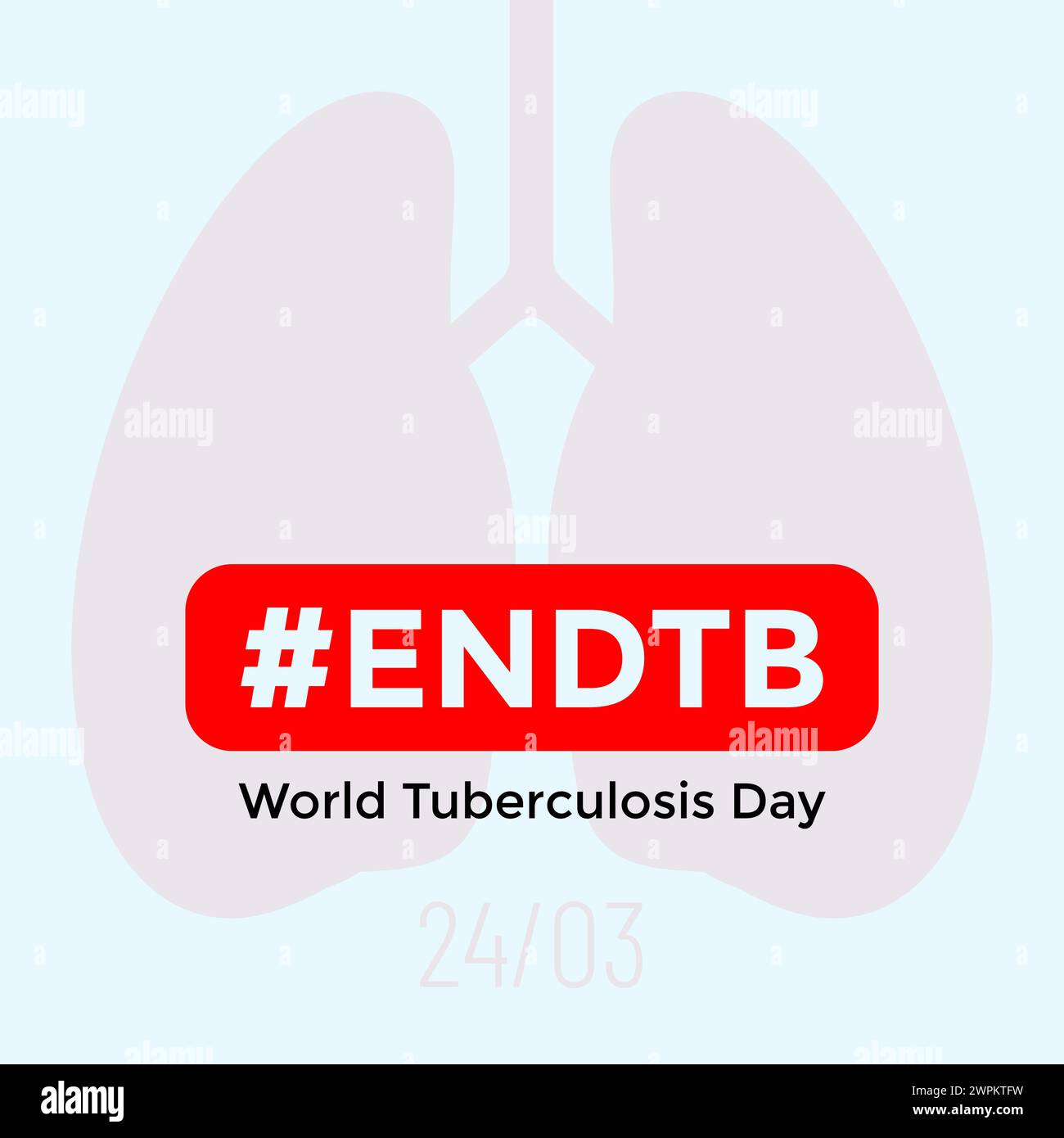 Design for World Tuberculosis Day that also called TB, March 24 in Vector illustration format ...