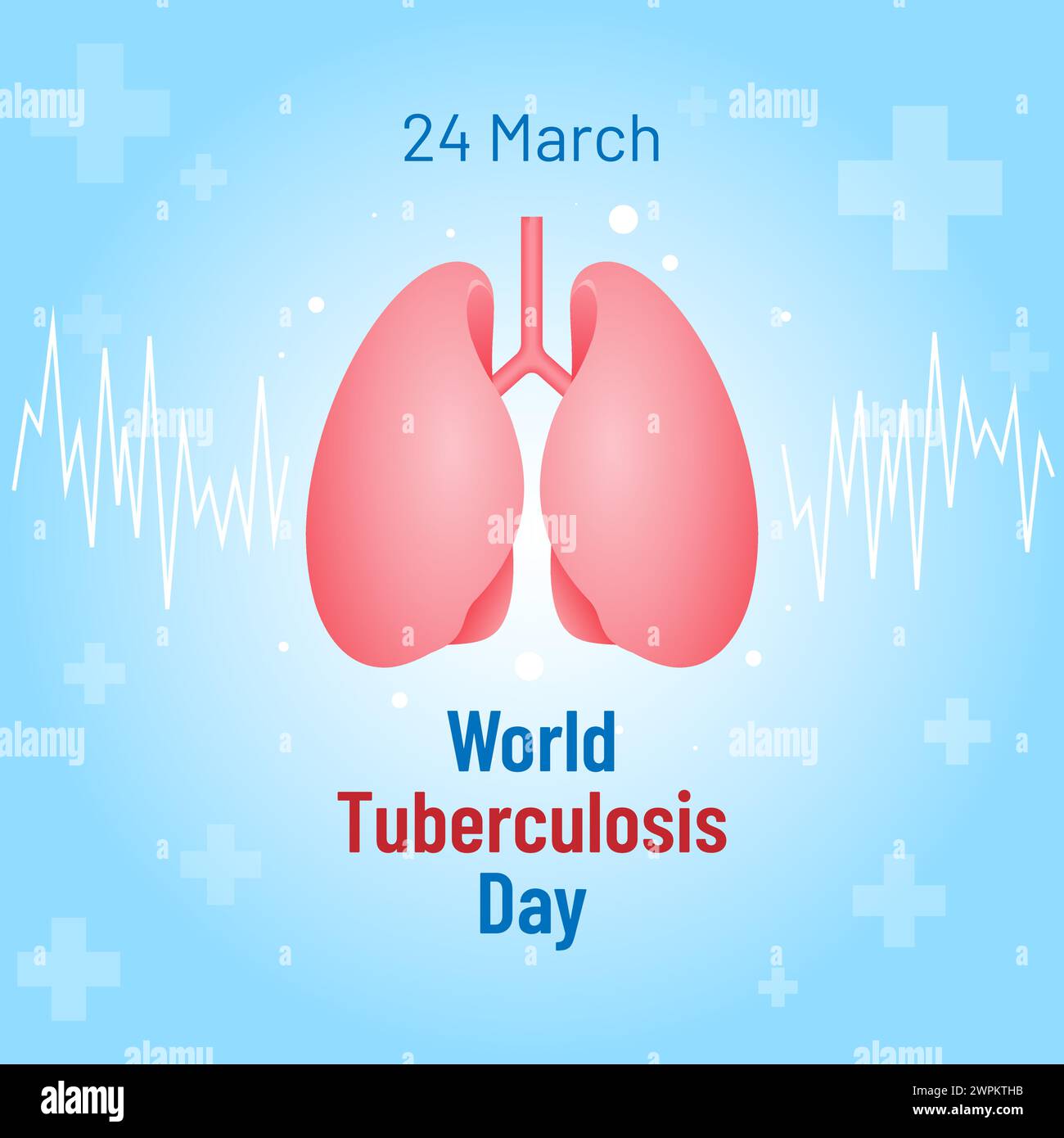 Design for World Tuberculosis Day that also called TB, March 24 in Vector illustration format ...