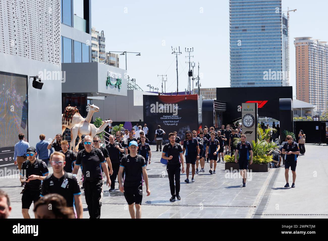 paddock, during the Formula 1 STC Saudi Arabian Grand Prix 2024, 2nd ...