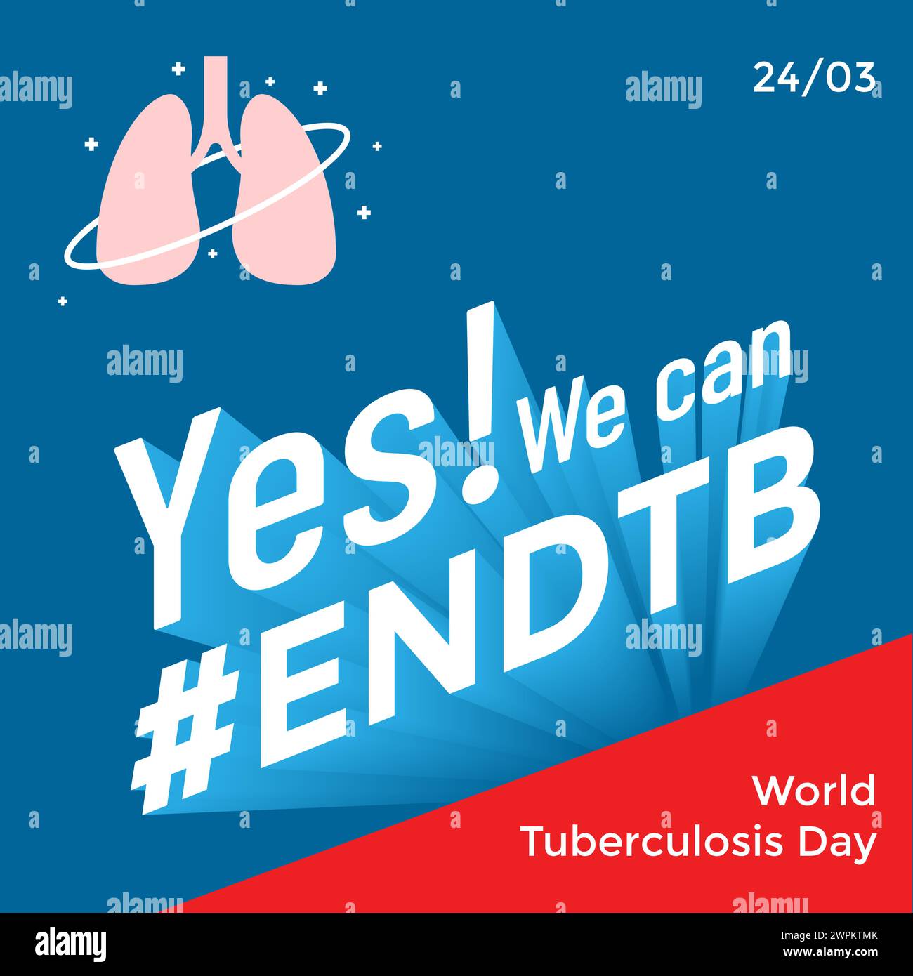 Design for World Tuberculosis Day that also called TB, March 24 in Vector illustration format ...