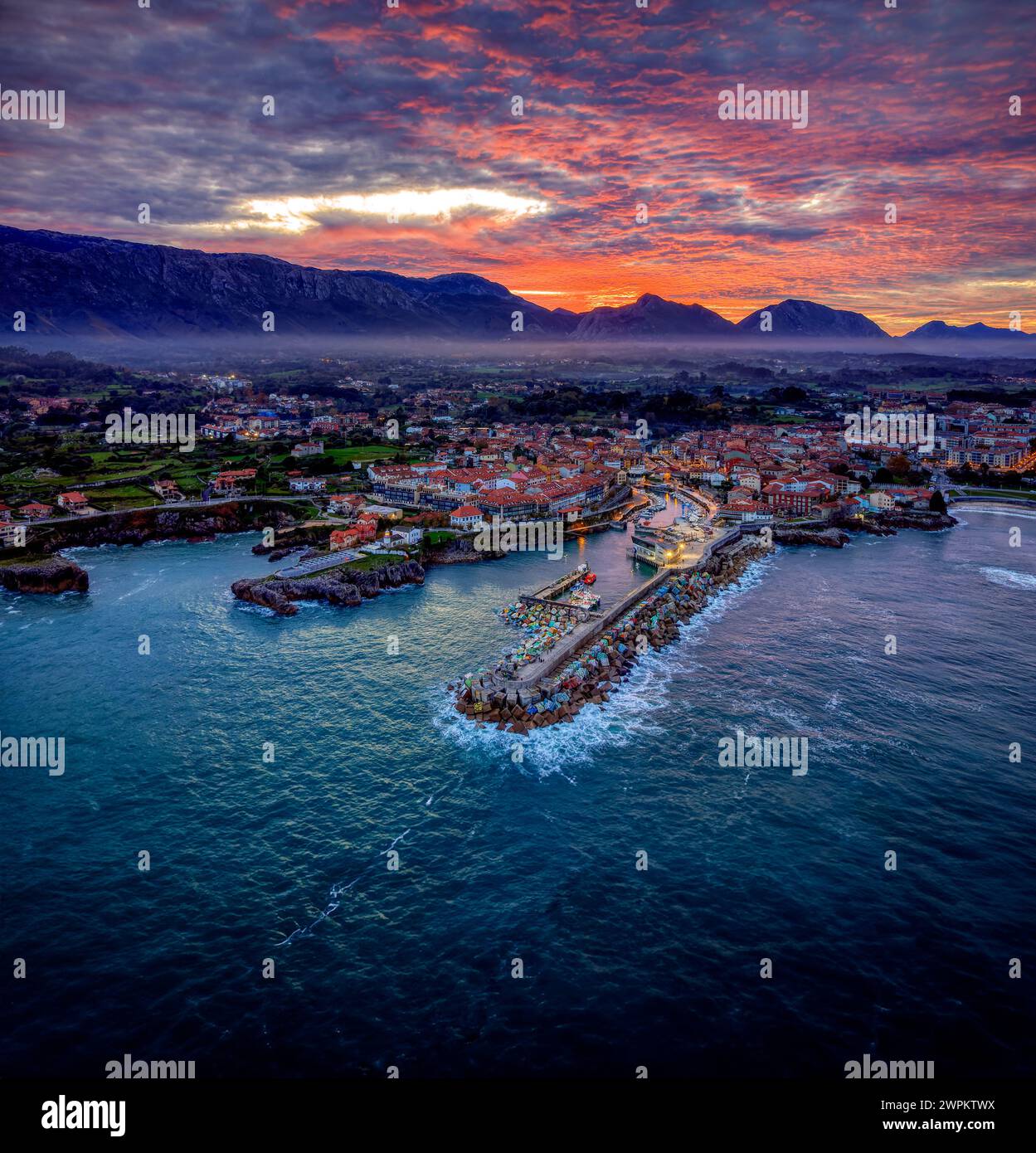 Coast llanes beautiful coastal village hi-res stock photography and ...