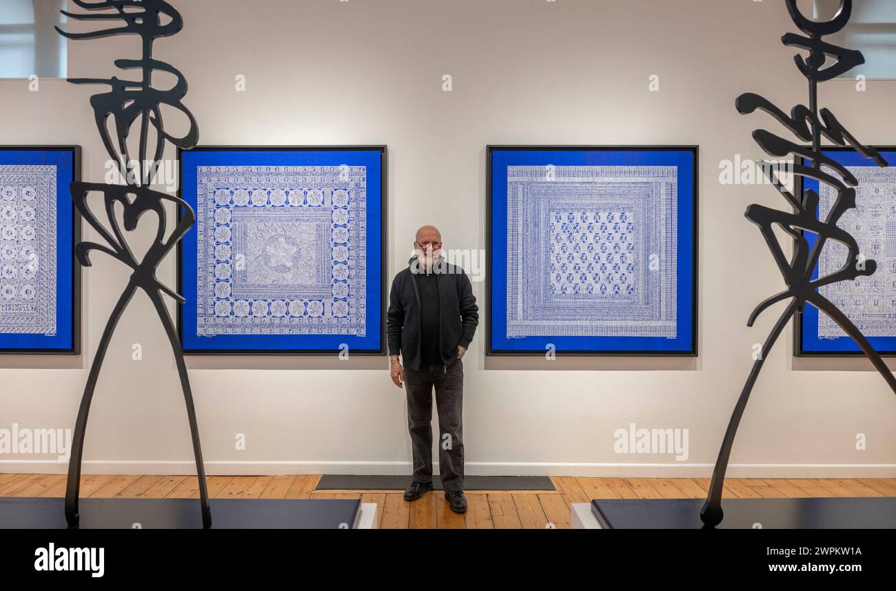 October Gallery, London, UK. 8th March, 2024. Celestial Blue is a solo ...