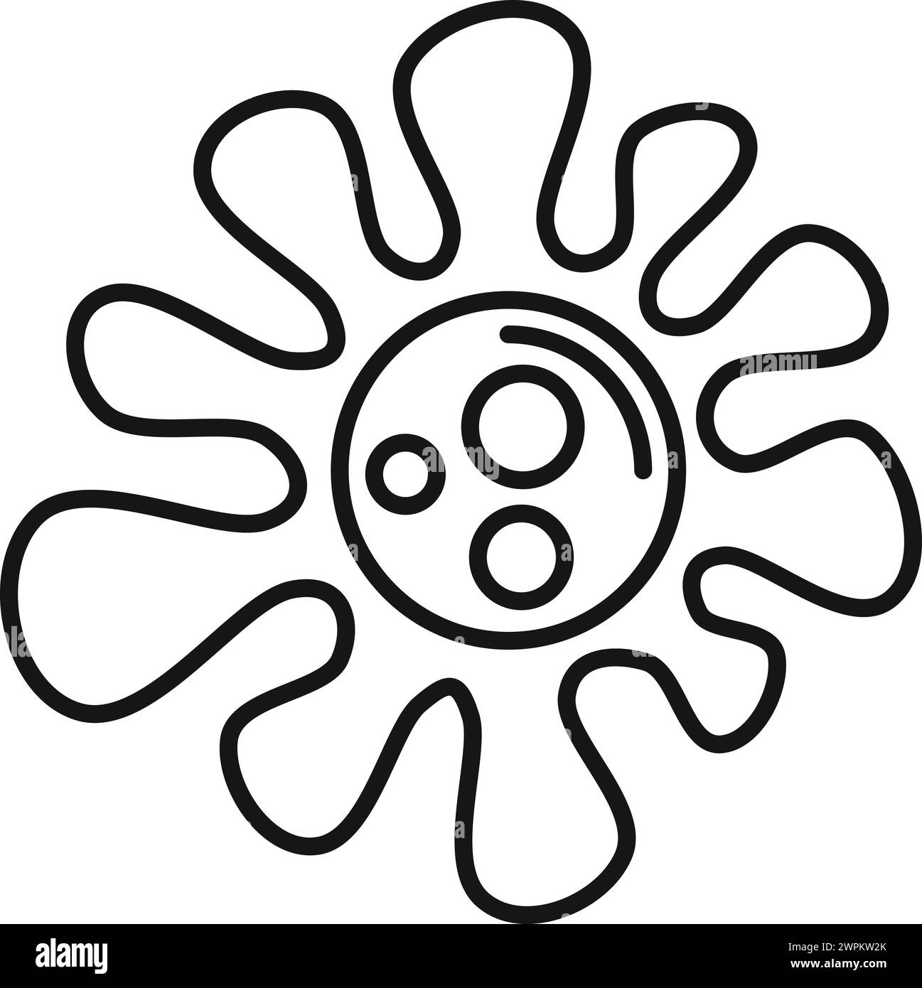 New lab bacteria icon outline vector. Biology formula. School test ...