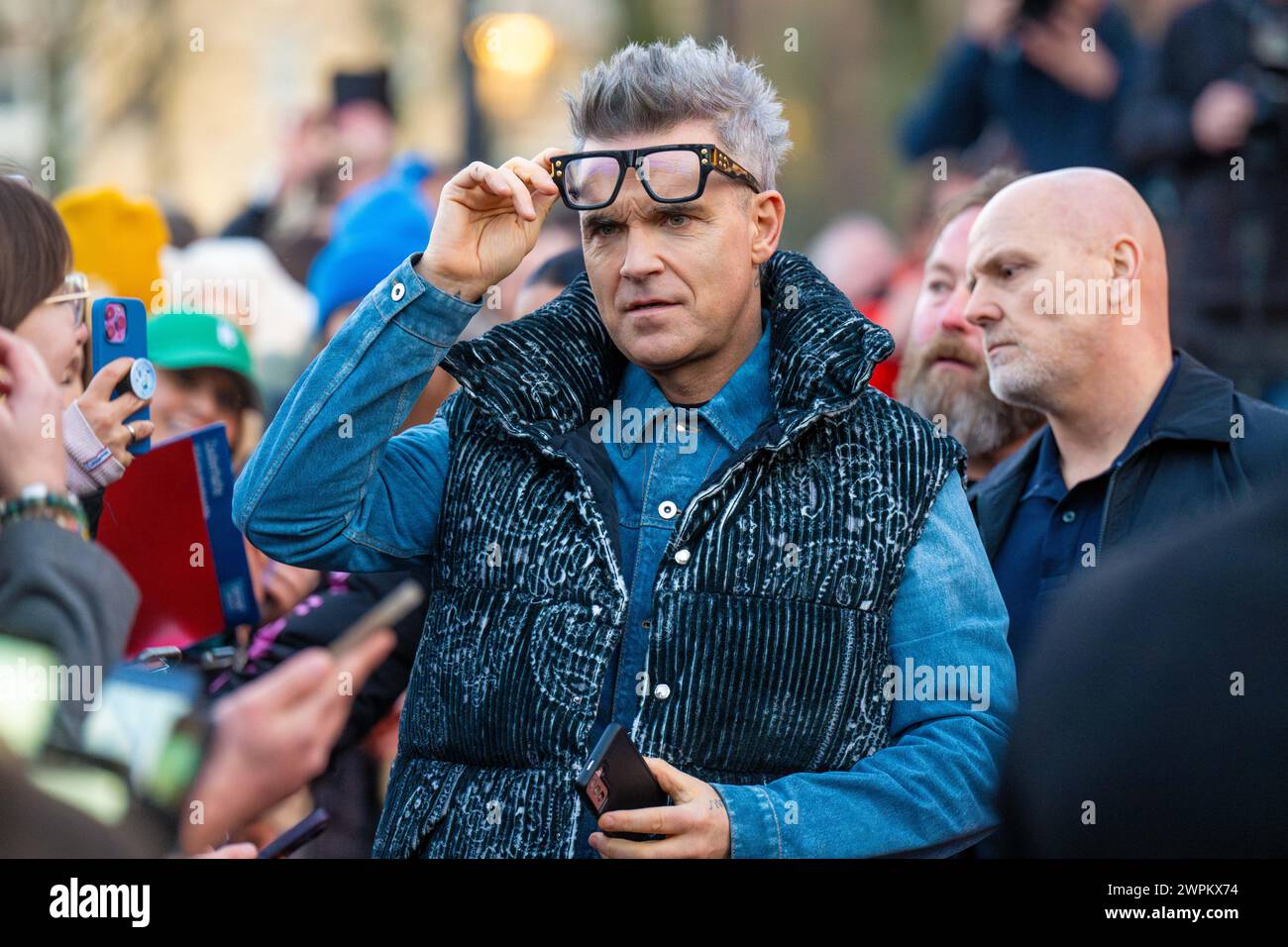 Amsterdam, The Netherlands. 07th Mar, 2024. Robbie Williams at the ...