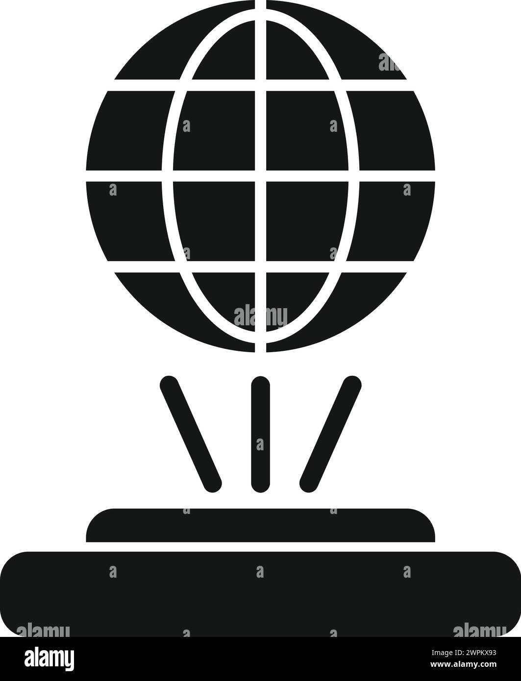 Earth virtual tour icon simple vector. App design rotate. Journey art ...