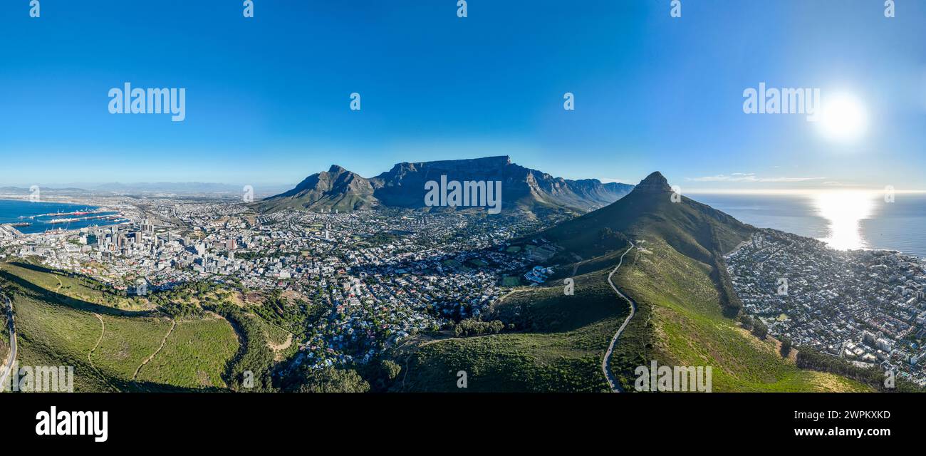 Panorama of The Twelve Apostles and Camps Bay, Cape Town, South Africa ...