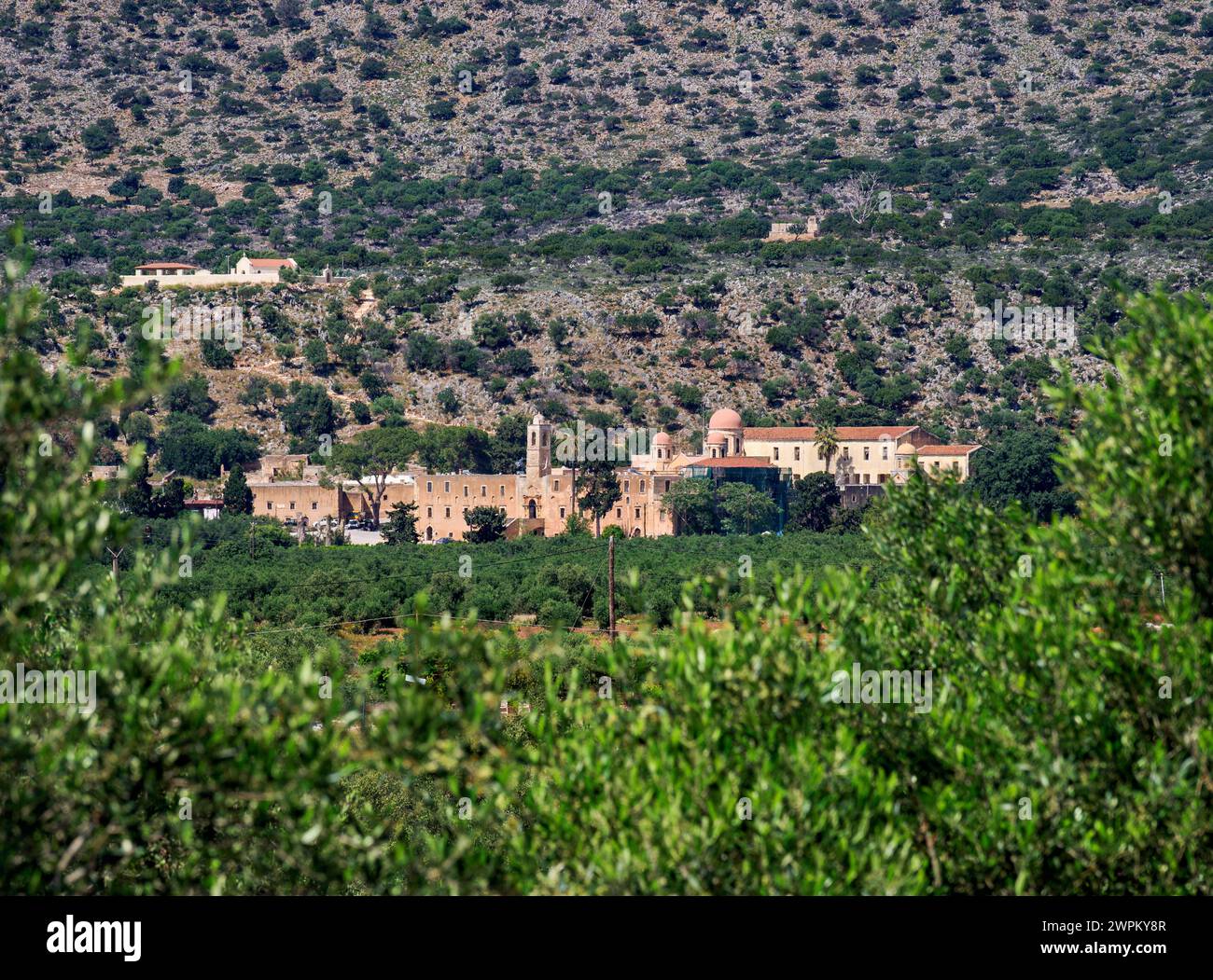 Agia Triada Monastery, Akrotiri Peninsula, Chania Region, Crete, Greek ...
