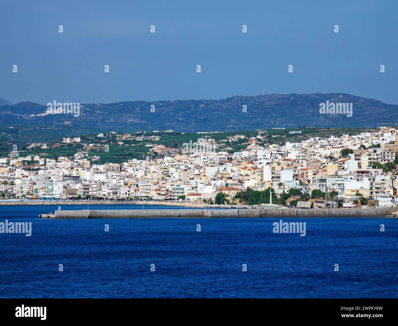 Townscape of Sitia, Lasithi Region, Crete, Greek Islands, Greece ...