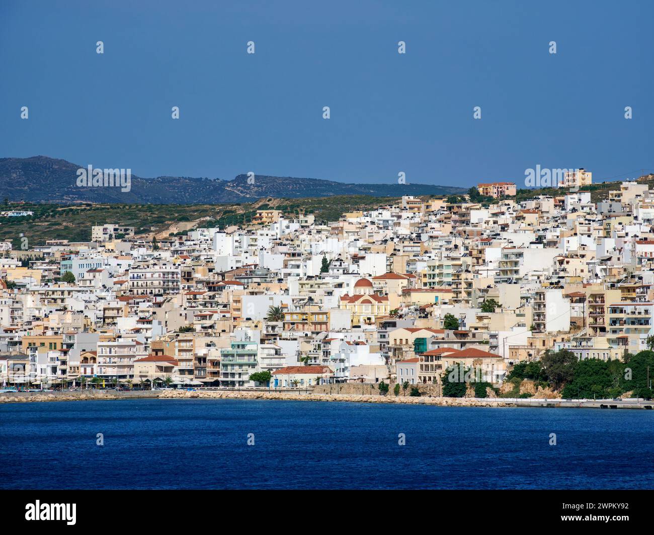 Townscape of Sitia, Lasithi Region, Crete, Greek Islands, Greece ...