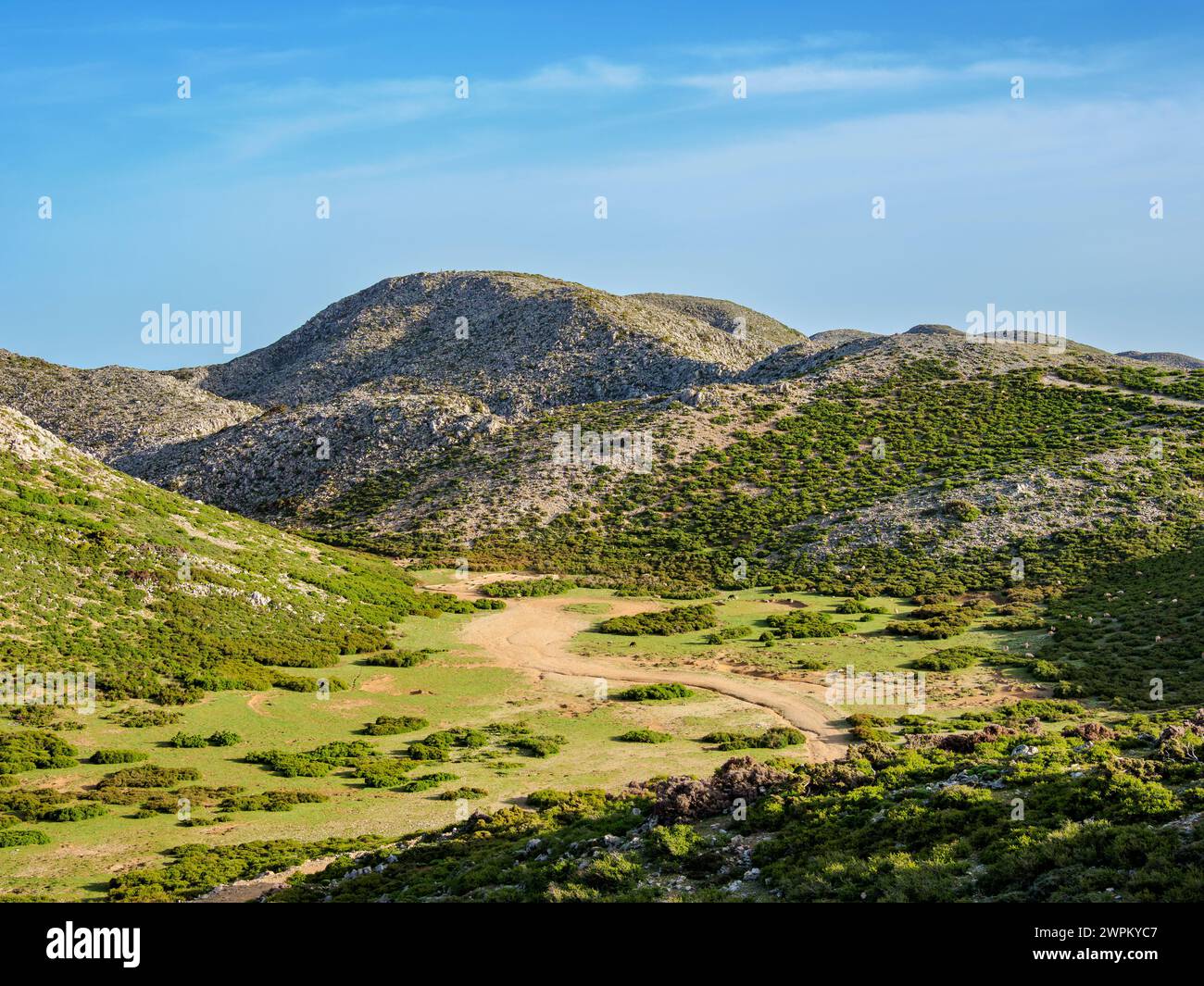 Mountains near Omalos, Chania Region, Crete, Greek Islands, Greece ...